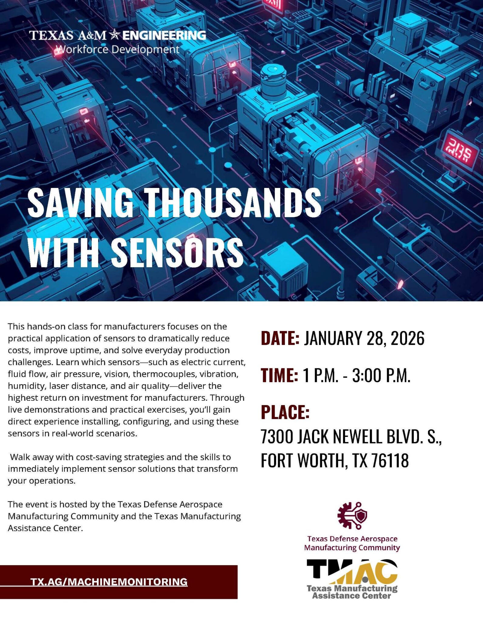 Savings Thousands with Sensors - TMAC Metroplex